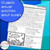 Oceans Worksheets Color-By-Numbers Science SOL 4.7 - Glitter in Third