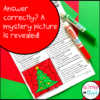 Christmas Reading Comprehension Color-By-Number Worksheets - Glitter in ...