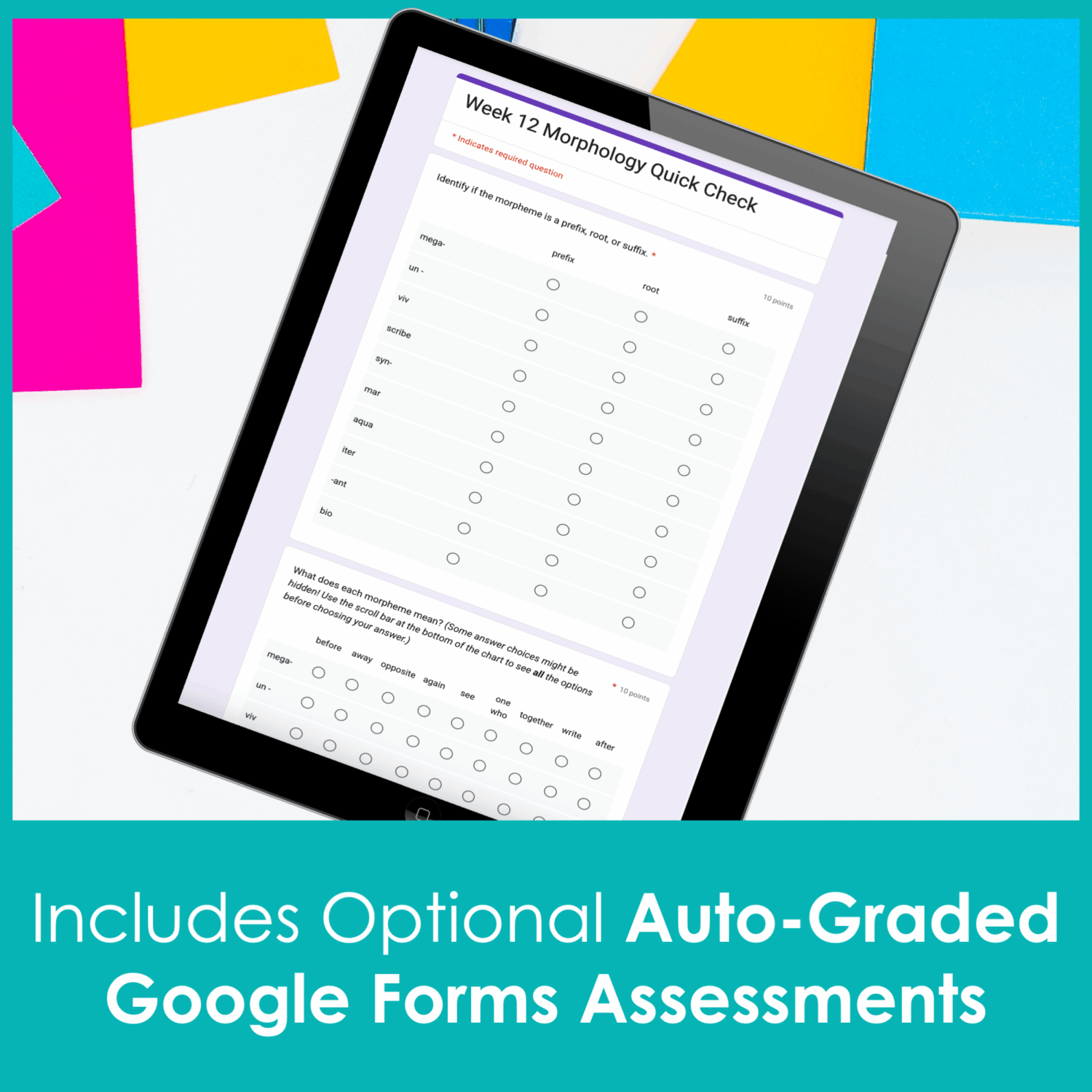 Science of Reading Morphology Notebook Root Words Prefixes & Suffixes ...