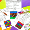 Force and Motion Worksheets Color-By-Numbers Science SOL 5.3 - Glitter ...