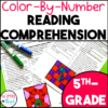 5th grade Reading Comprehension Passages Color By Number Worksheets ...