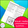 5th grade Reading Comprehension Passages Color By Number Worksheets ...