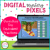 Groundhog Day Equivalent Fractions Pixel Art Activities - Glitter in Third