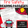 Fire Safety Week Reading Comprehension Activities Passages Worksheets ...