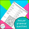 Abbreviations Worksheets Color-By-Number Grammar - Glitter in Third