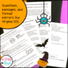 Halloween 4th Grade Reading SOL Passage Review - Glitter in Third