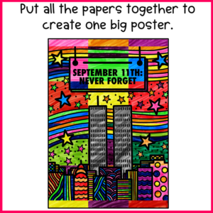 September 11th Patriot Day Activities Collaborative Coloring Poster ...