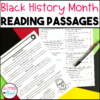 Black History Month Reading Comprehension Passages Worksheets - Glitter ...