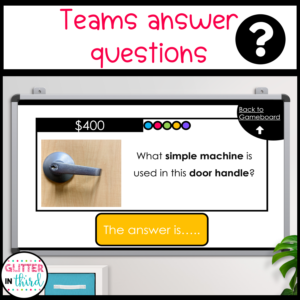 Simple Machines Jeopardy SOL Review Game Activity - Glitter in Third