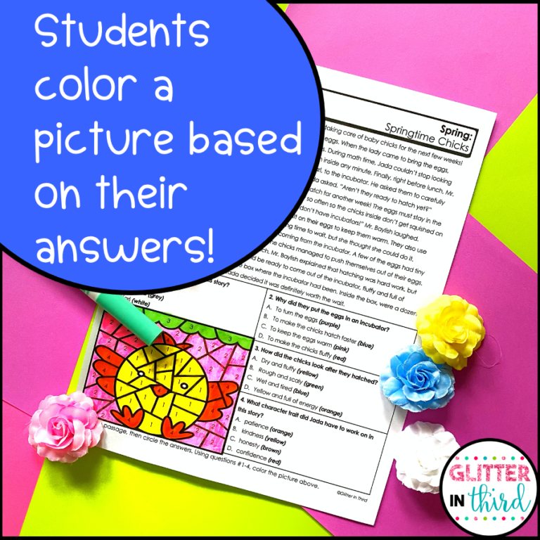 Seasonal & Holiday Reading Comprehension Passages Color By Number ...