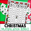 Christmas Multiplication BINGO Game - Glitter in Third