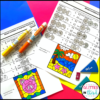 Mixed Numbers and Improper Fractions Color By Number Worksheets ...