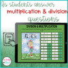 Christmas Multiplication & Division Pixel Art Activities - Glitter in Third