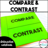 Compare and Contrast Graphic Organizer Interactive Notebook Activities ...