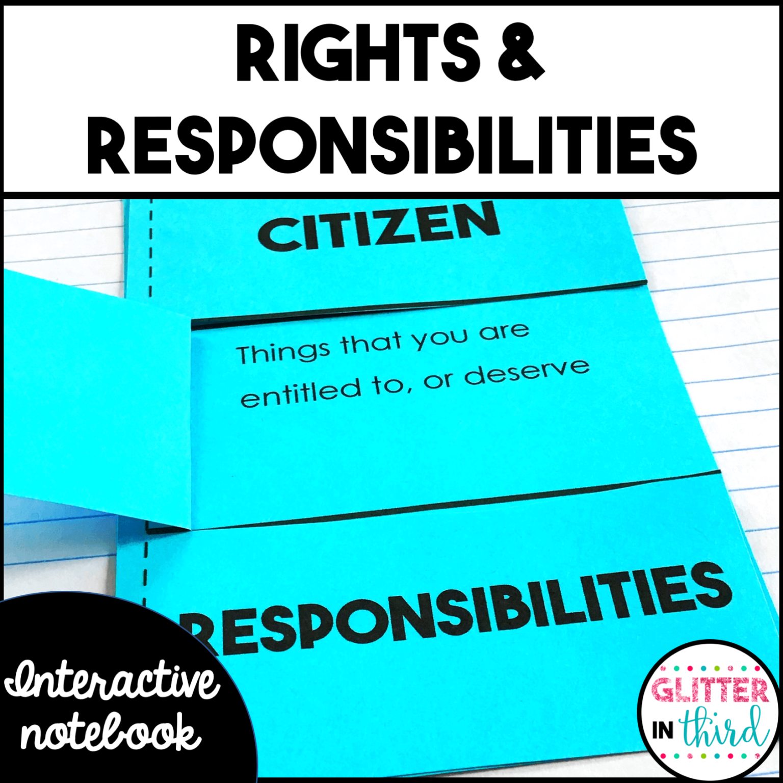 How to Teach Rights and Responsibilities of Students - Glitter in Third