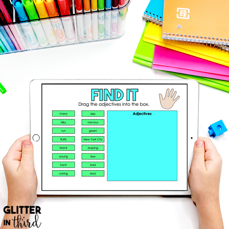 Adjectives Activities Slides for Google Classroom Digital Resources ...