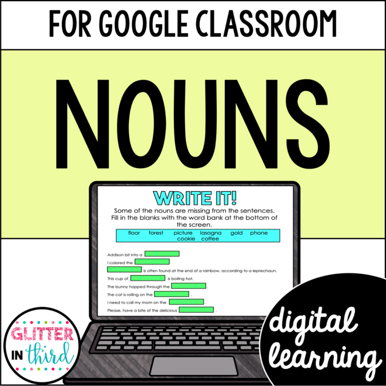 Nouns Sorts & Activities for Google Classroom Digital Resources ...