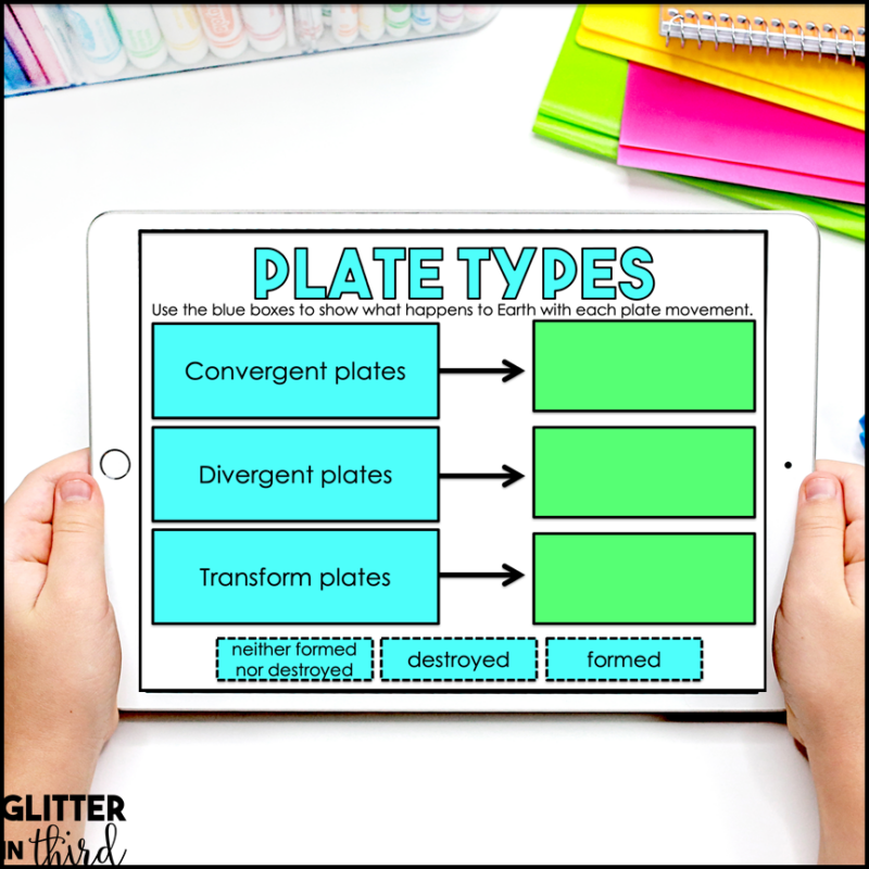 Plate Tectonics Activities & Reading Passages for Google Classroom ...
