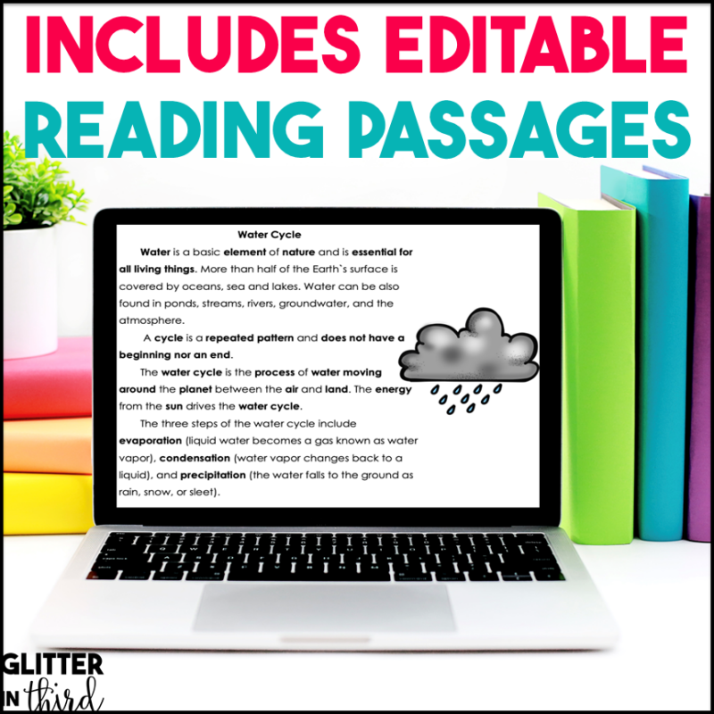 The Water Cycle Activities & Reading Passages for Google Classroom ...