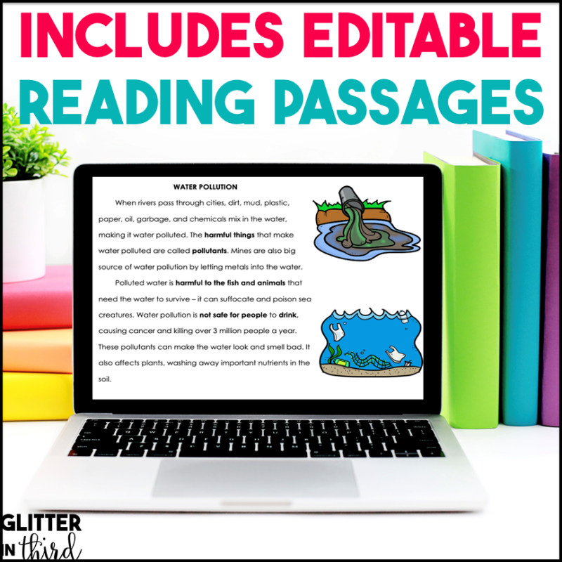 Water Pollution & Water Conservation Activities & Reading Passages for ...