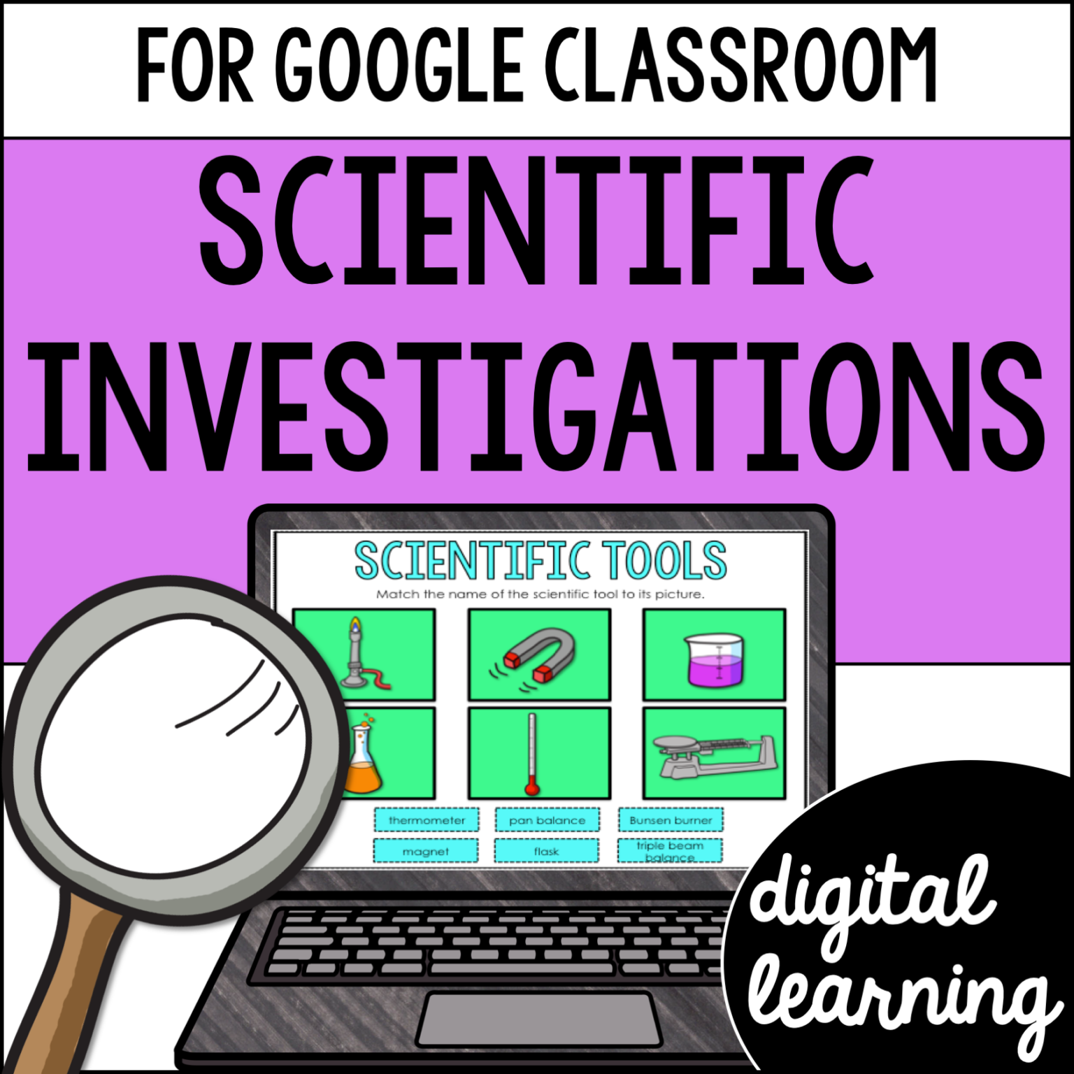 5th Grade Science Activities for Google Slides BUNDLE - Glitter in Third