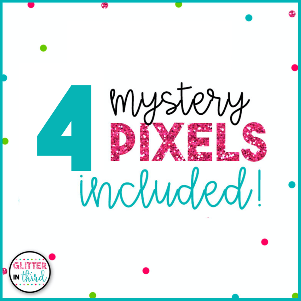 Measuring to the Quarter Inch Length Pixel Art Activities - Glitter in ...