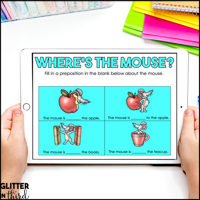 Prepositions Activities for Google Classroom Digital Resources ...