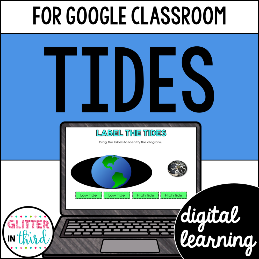 Moon and Ocean Tides Activities & Reading Passages for Google Classroom ...