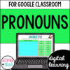 Pronouns Activities for Google Classroom Digital Resources - Glitter in ...