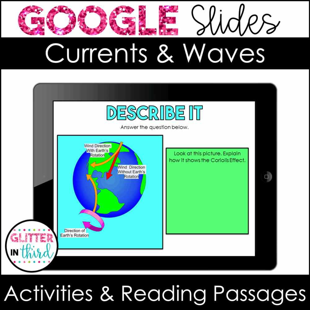 Ocean Currents & Waves Activities & Reading Passages for Google ...