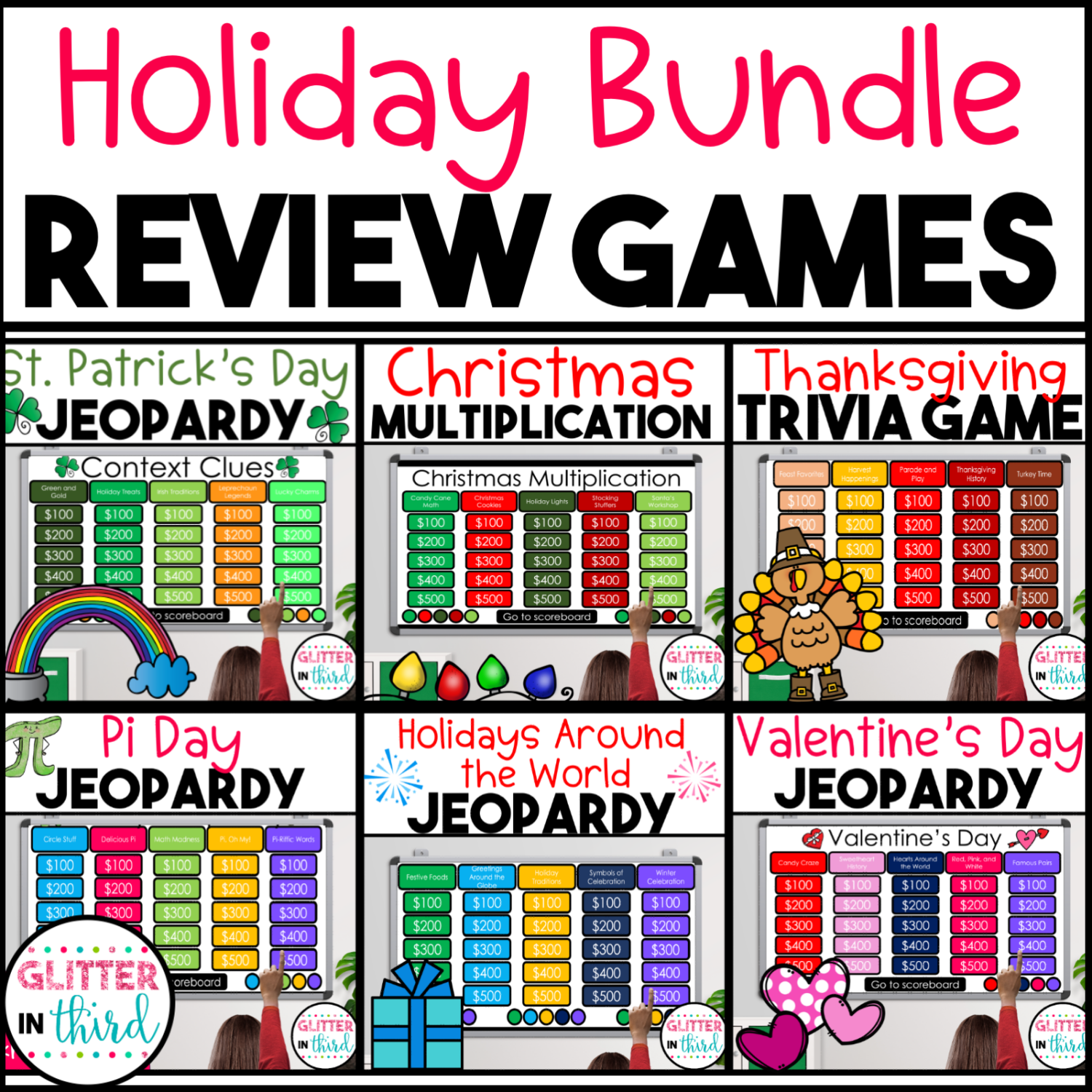 End of Year Trivia Game for 3rd Grade - Glitter in Third