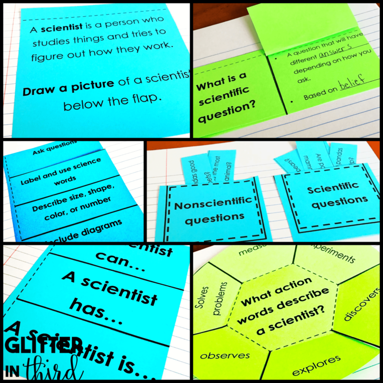 What is a scientist and scientific questions activities Interactive ...
