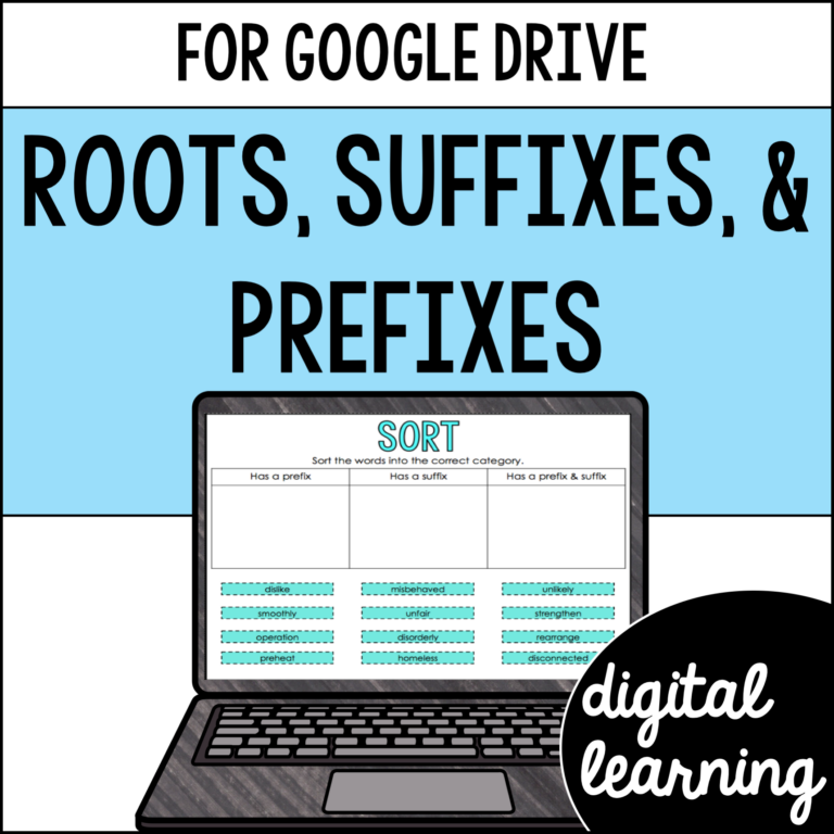 Roots, Prefixes, & Suffixes Morphology Activities for Google Classroom ...