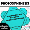 Photosynthesis Activities Interactive Notebook - Glitter in Third