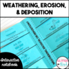 Weathering, Erosion, & Deposition Activities Interactive Notebook ...