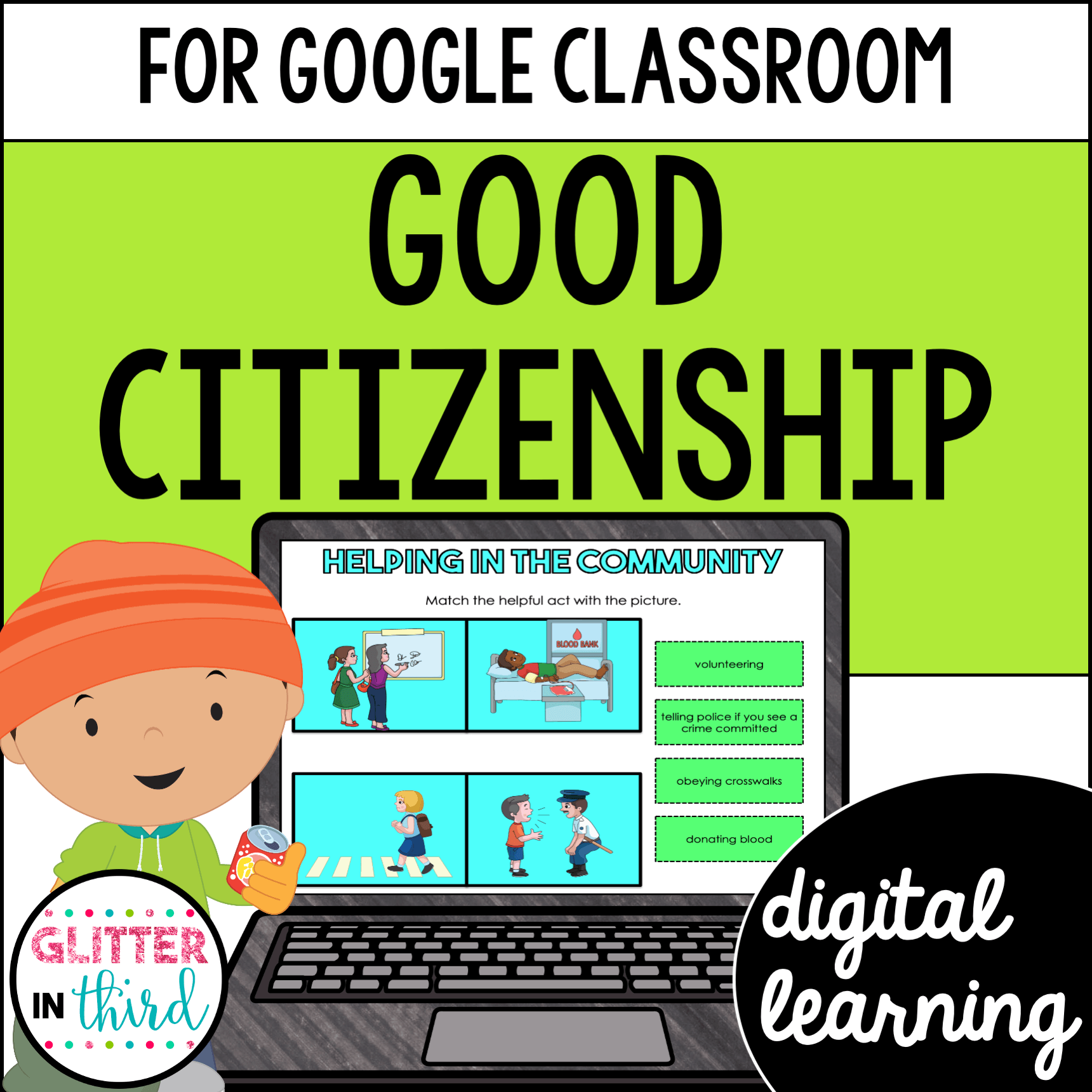 Being A Good Citizen & Digital Citizenship Activities for Google ...