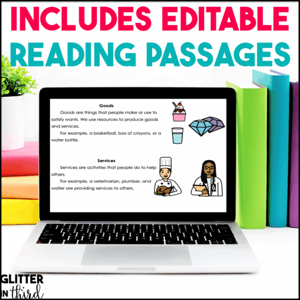 Goods and Services Sort & Activities for Google Classroom Economics ...