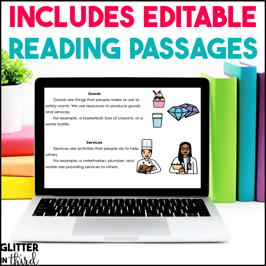 Goods and Services Sort & Activities for Google Classroom Economics ...