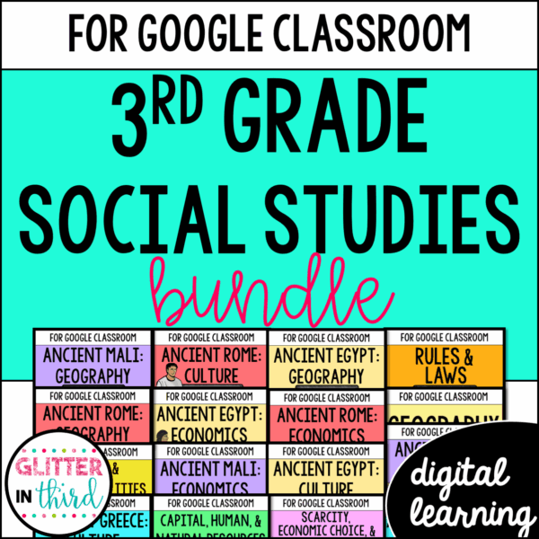 ALIGNED TO VA SOL 2023 3rd Grade Social Studies Activities for Google ...