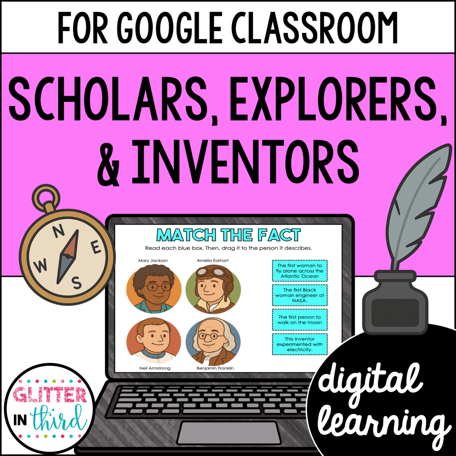 2nd Grade Changemakers: Scholars, Inventors, & Explorers: Social ...