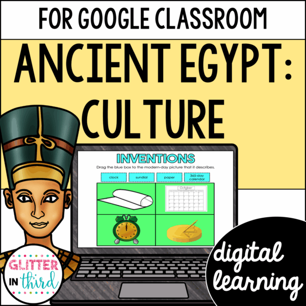 Ancient Egypt Culture & Contributions Activities for Google Classroom ...